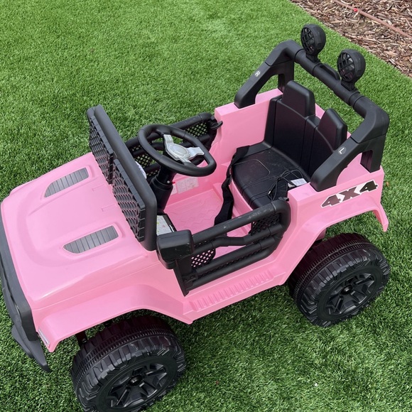 Kidszone | Toys | Kidszone Pink Barbie Kids Jeep | Poshmark